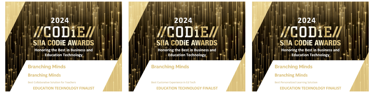 Branching Minds Named Finalist for Three Prestigious SIIA CODiE Awards Branching Minds Named Finalist for Three Prestigious SIIA CODiE Awards